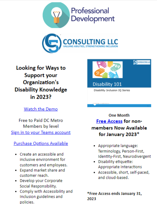 Newsletters - Disability:IN DC Metro